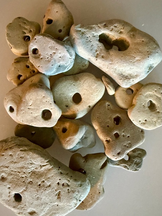 Mother Nature | Accents | 2piece Hag Stone Bundle Naturally Formed ...